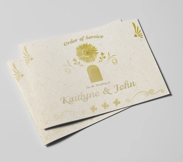 Order of Service | Reges Studios